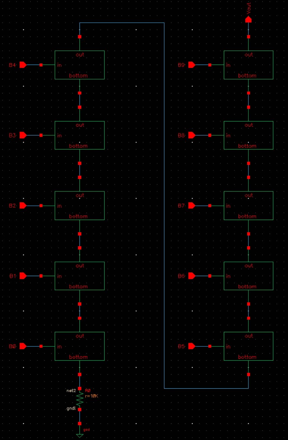 Lab 2 Design Of A 10 bit DAC